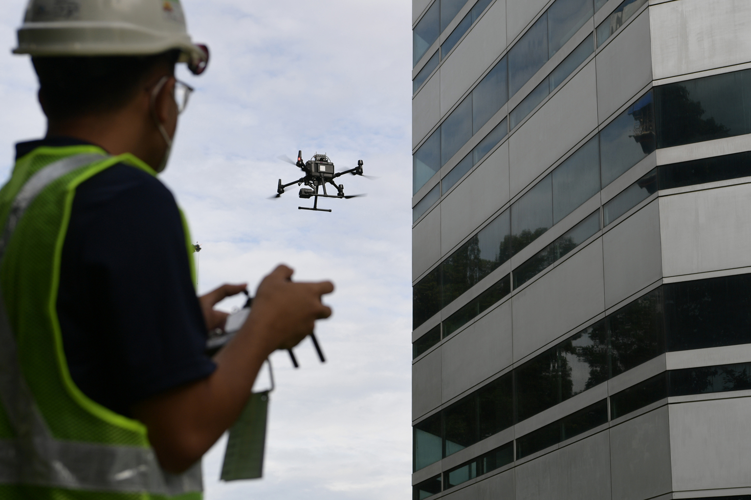 Drone Facade Inspection in Singapore