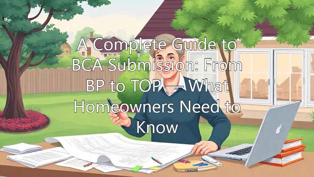 A Complete Guide to BCA Submission: From BP to TOP — What Homeowners ...